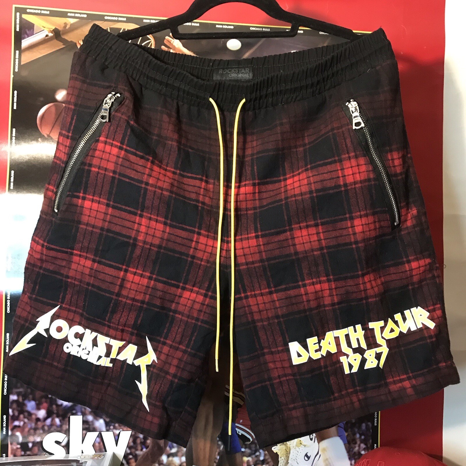 Vintage Rockstar Original Death Tour 1987 Shorts - Gem