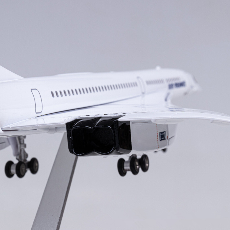 Extra Large Air France Concorde Aircraft Model Plane Toy Gift - 1/125 ...
