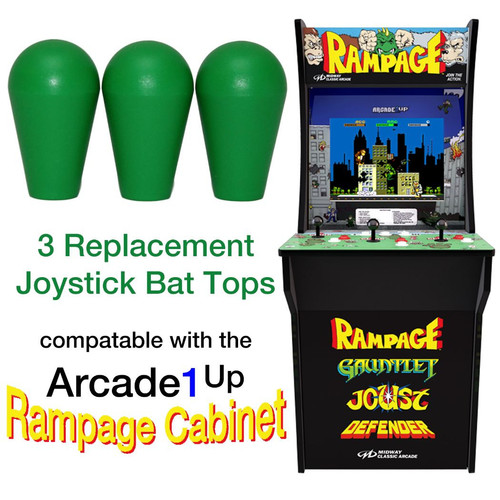 Arcade1up Street Fighter 2 Rampage, Jamma, MAME, 3 Joystick Bat Top ...