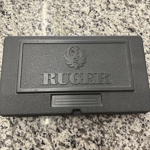 Ruger Revolver 45 Colt Pistol Case Model 00511 Gray Plastic Storage ...