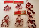 Vintage BURDINES "The Trim Shoppe" Xmas Cookie Cutter Tree Decorations ...