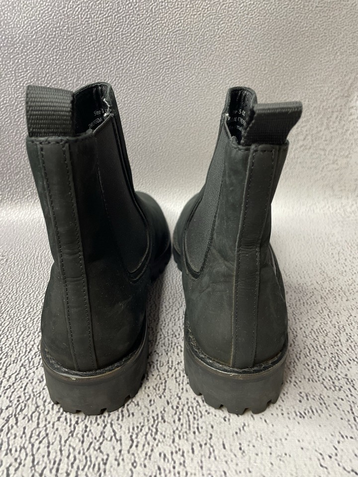 Thursday Boots The Legend Chelsea Boots Black Matte Leather Men’s Size ...