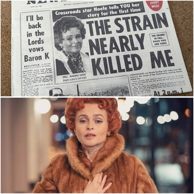 Nolly TV Series - Helena Bonham Carter Newspaper Screen Used Prop ...