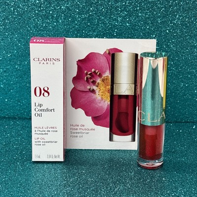 CLARINS Lip Comfort Oil -0.09oz MINI Travel Size (NIB) -Strawberry | eBay