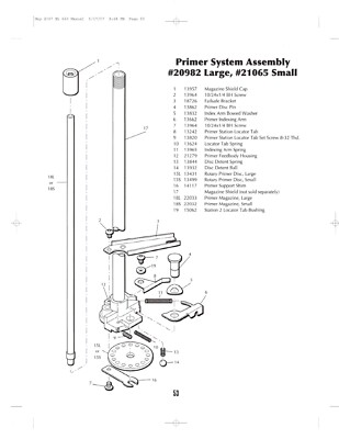 Dillon Precision XL 650 Primer Indexing Arm #13662 | eBay
