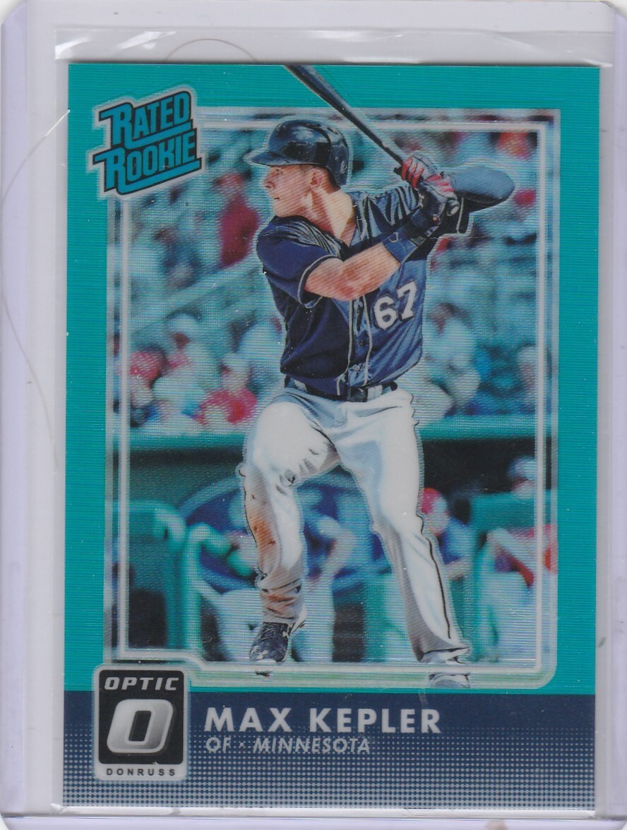 Max Kepler 2016 Optic Rated Rookie Aqua Prizm #’d 121/299 #54 Twins Rc ...
