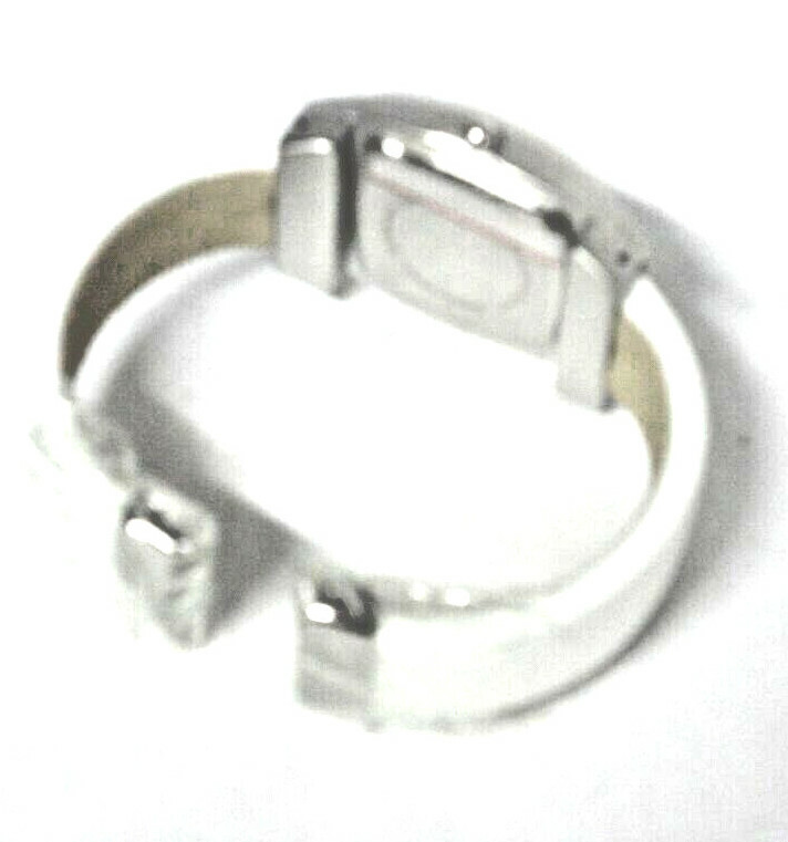 Mudd PEACE SIGN WATCH White Hinged Cuff Bracelet Flowers For Women ...