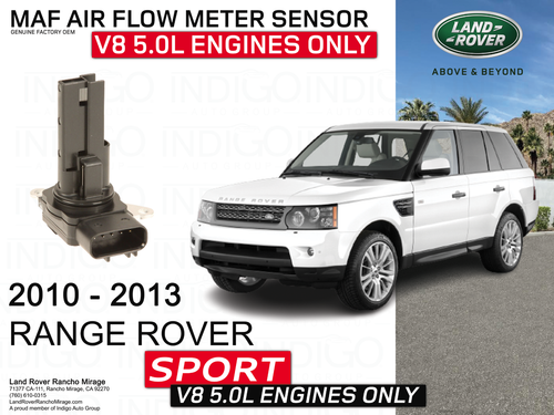 2010-2013 RANGE ROVER SPORT (V8 5.0L) MAF AIR FLOW METER SENSOR S ...