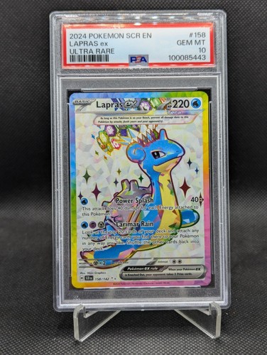 2024 Pokemon TCG Lapras EX #158 PSA 10 GEM MINT Ultra Rare STELLAR CROWN | eBay