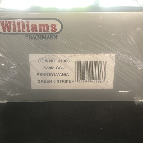 WILLIAMS by BACHMANN 41806 PENNSYLVANIA O SCALE GREEN 5-STRIPE GG-1 ...