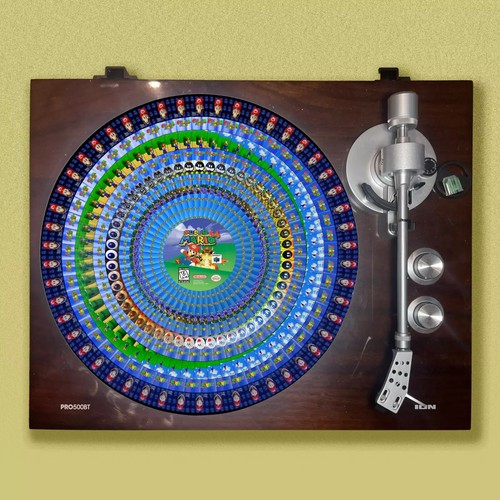 Super Mario 64 Zoetrope Lathe Cut Vinyl Record | eBay