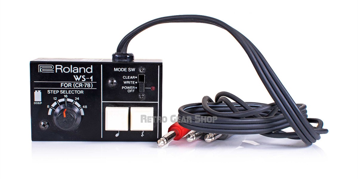 Roland WS-1 for CR-78 Compurhythm Programmer Sequencer Roland WS-1 for CR-78 Compurhythm Programmer Sequencer