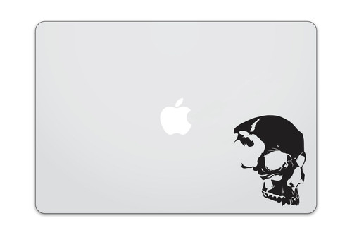 Skull Vinyl Decal Sticker for Macbook iPad Tablet Laptop Car Truck ...