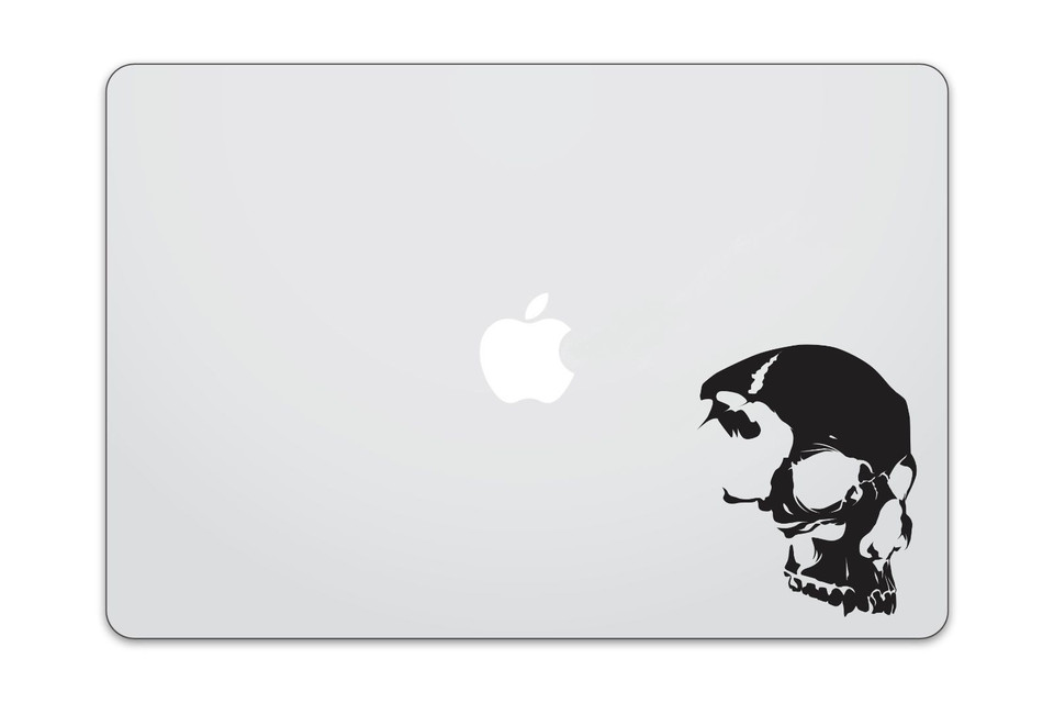 Skull Vinyl Decal Sticker for Macbook iPad Tablet Laptop Car Truck ...