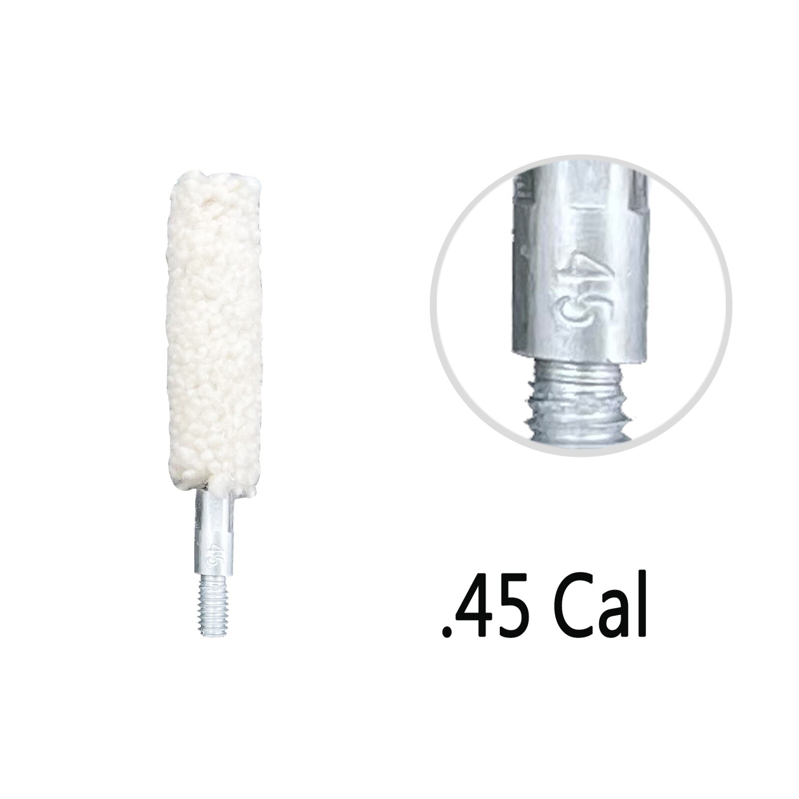 5 Pack Gun Cleaning Mop Brush Bore Cotton Swabs for .22 Cal/12 GA/.17 ...