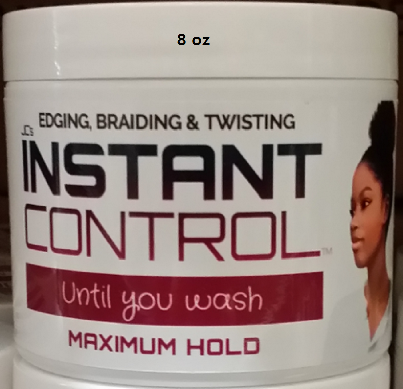 Instant Control Edge, Braiding & Twisting Gel Maximum Hold (4oz / 8oz ...