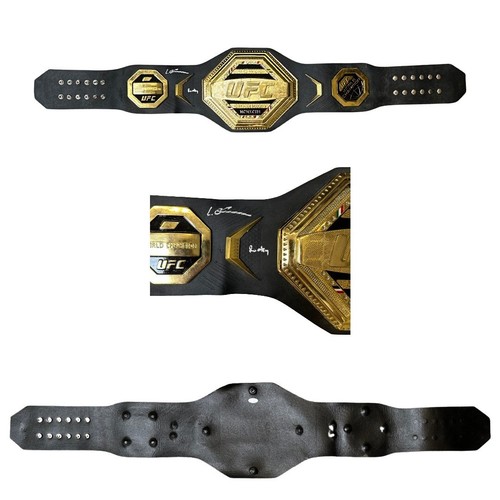 Leon Edwards autographed signed inscribed belt UFC JSA COA Rocky | eBay