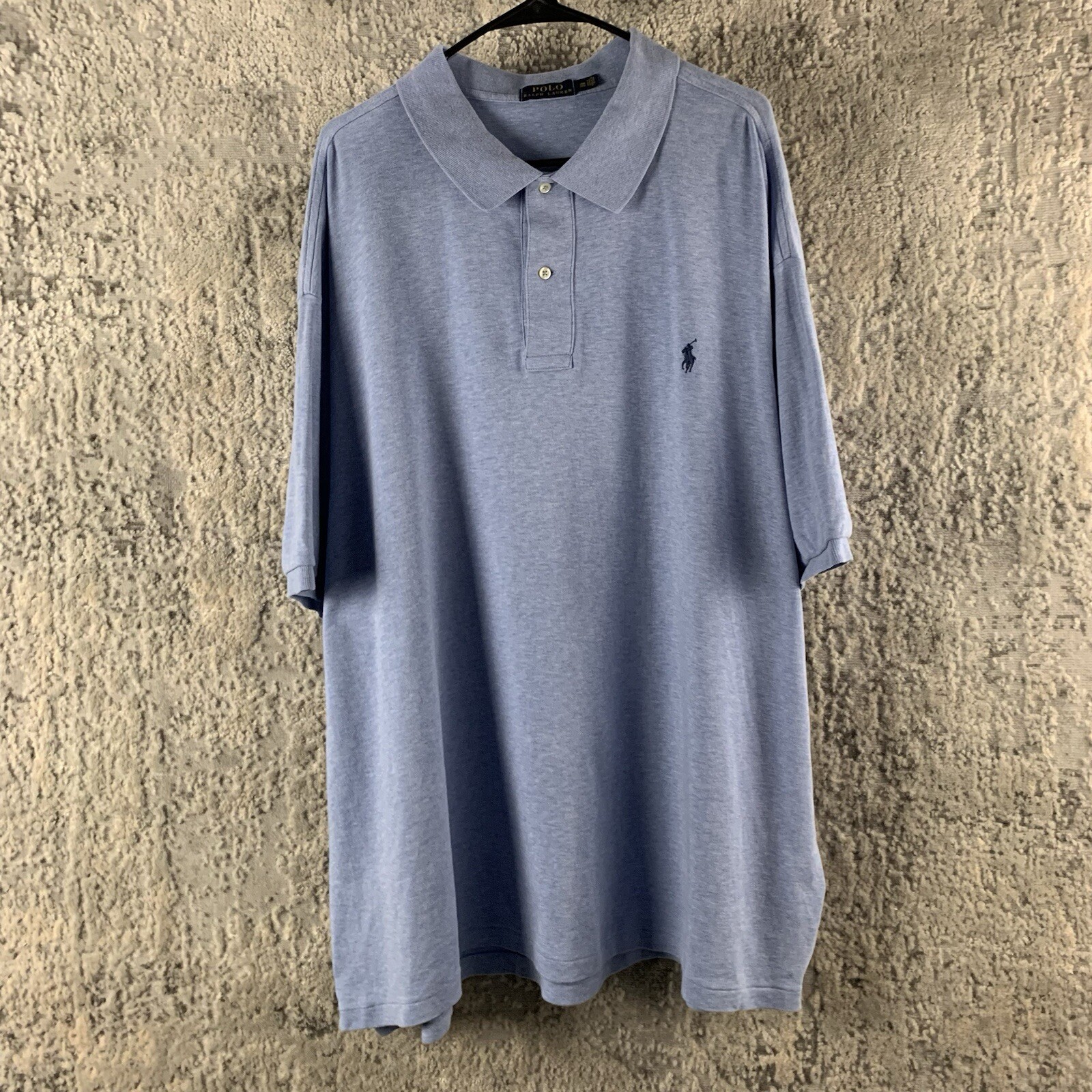 Polo Ralph Lauren Polo Shirt 3XB Big Blue Short Sleev… - Gem