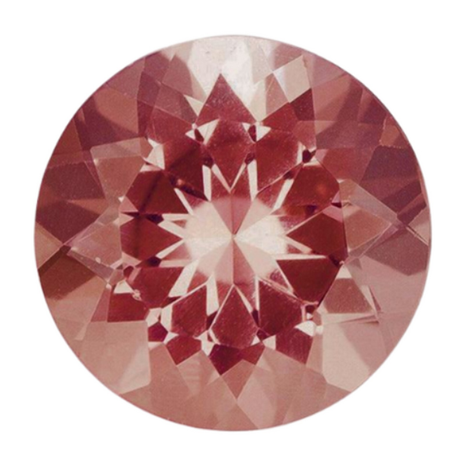 Morganite Round Cut Loose Gemstone 6mm Calibrated Loose Gemstone 0.61 ...