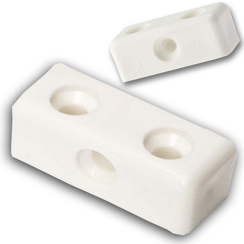 MODESTY BLOCKS White Join Corners Kitchen Cabinet/Cupboard Fixings ...