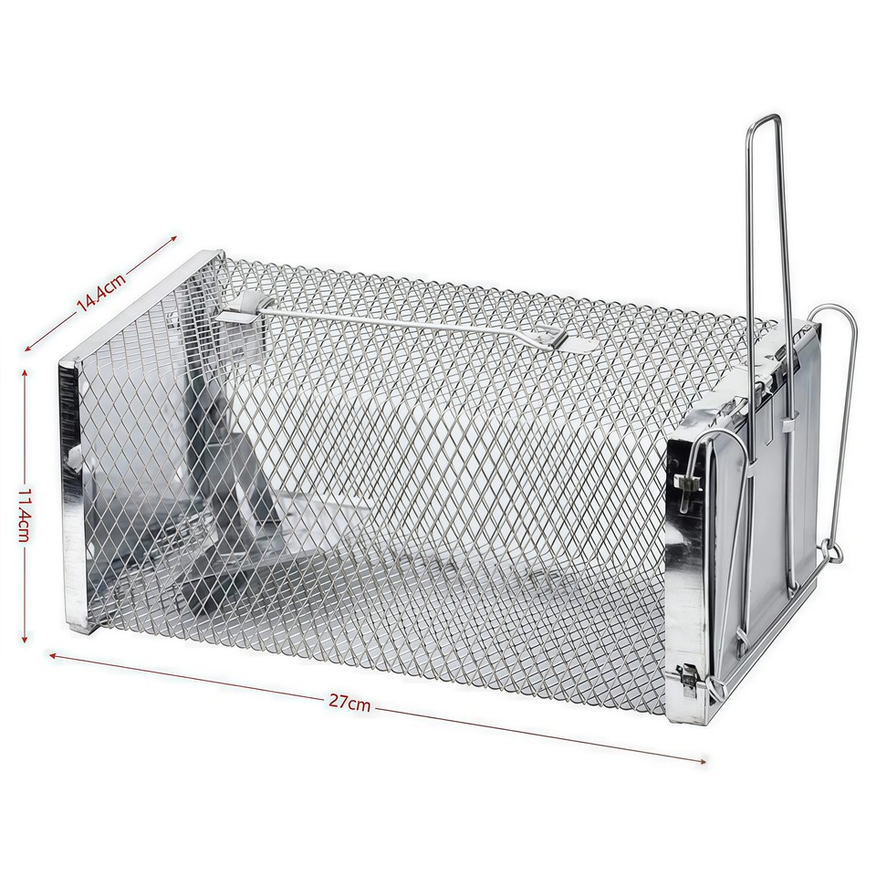 USA Mouse Trap Rat Trap Rodent Trap Live Catch Cage Easy to Set Up and ...