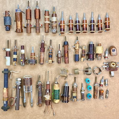 LOT OF 48 ADJUSTABLE VARIABLE INDUCTOR RF CHOKE RADIO ANTENNA FERRITE ...