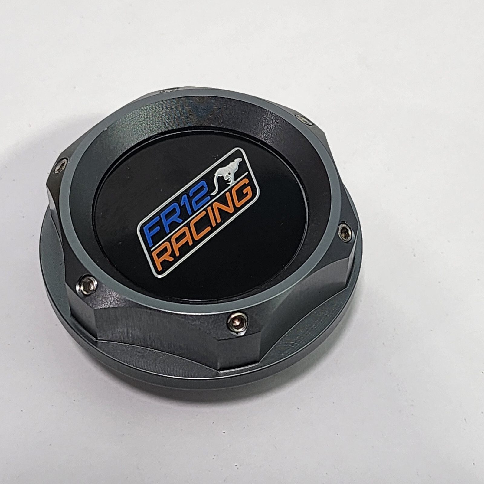 FR12 RACING GUNMETAL BILLET ENGINE FILLER OIL CAP FITS FOR 13-15 SUBIE ...