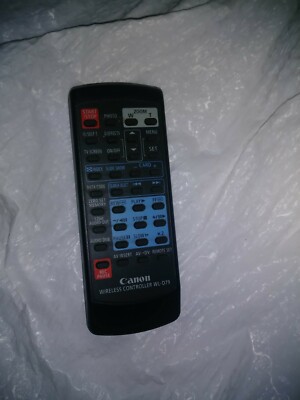 Fast Shipping🇺🇸 CANON REMOTE CONTROL MODEL WL-D79 FOR ZR65 AND ZR70 | eBay
