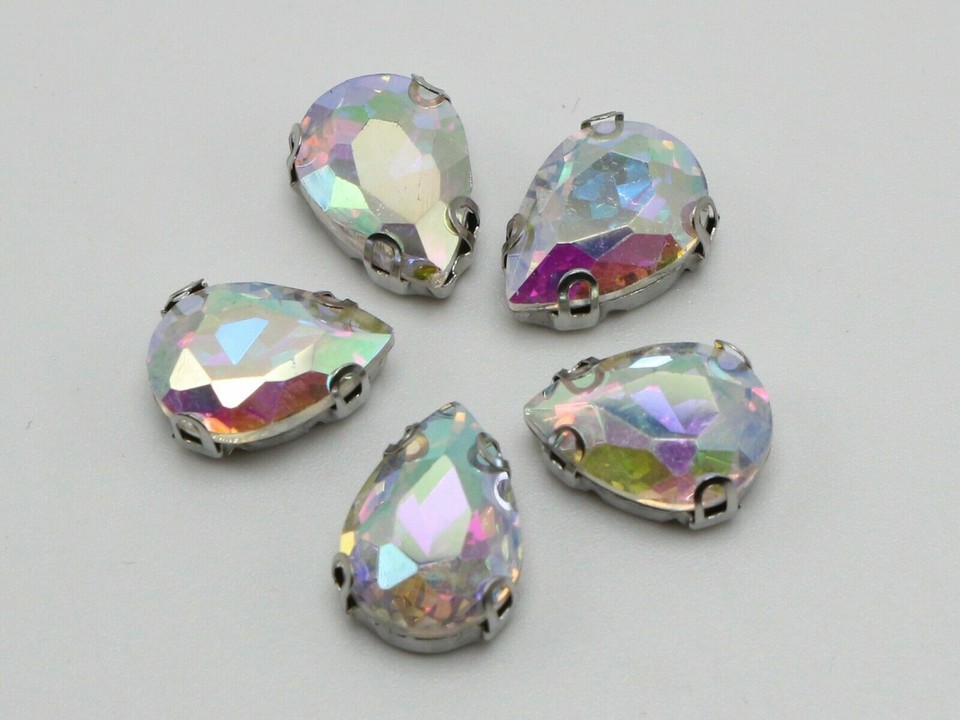Rose Montees Beads 250-Piece 4mm Silver Mixed Color Crystal Rhinestones ...
