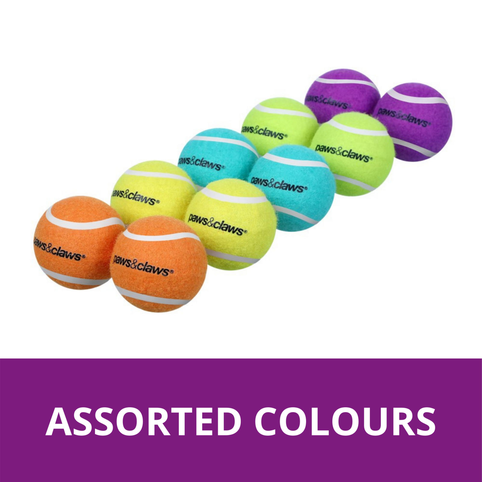 96 x TENNIS BALLS FOR DOGS 6cm Exercise Training Play Time Fetch Chase ...