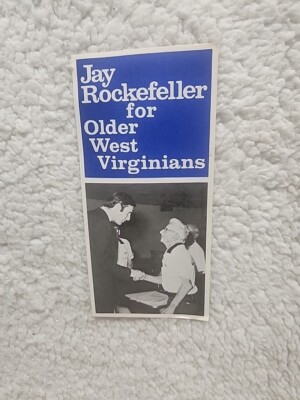 Jay Rockefeller WV Democratic 1972 Gubernatorial Campaign Brochure | eBay