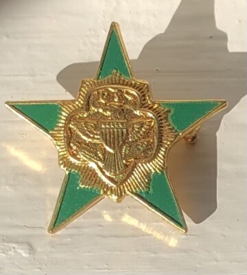Vintage 1950's Girl Scout 5 FIVE POINT STAR SENIOR PIN Official Uniform ...