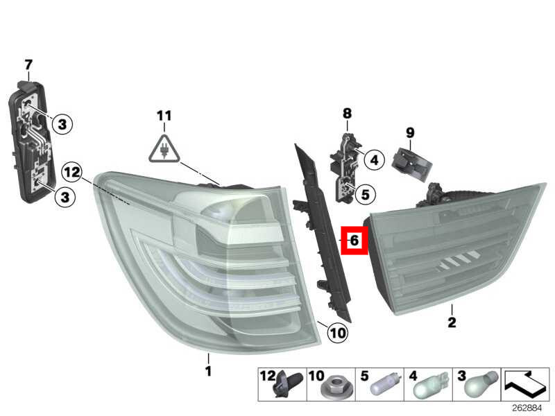 100 Genuine BMW F25 SUV Covering Right OEM 63217263604 for sale online ...
