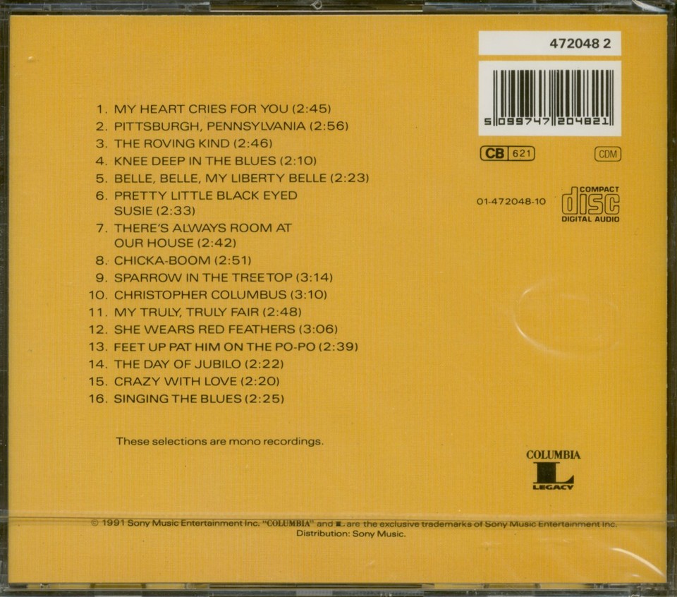 Guy Mitchell - 16 Most Requested Songs (CD) - Pop Vocal | eBay