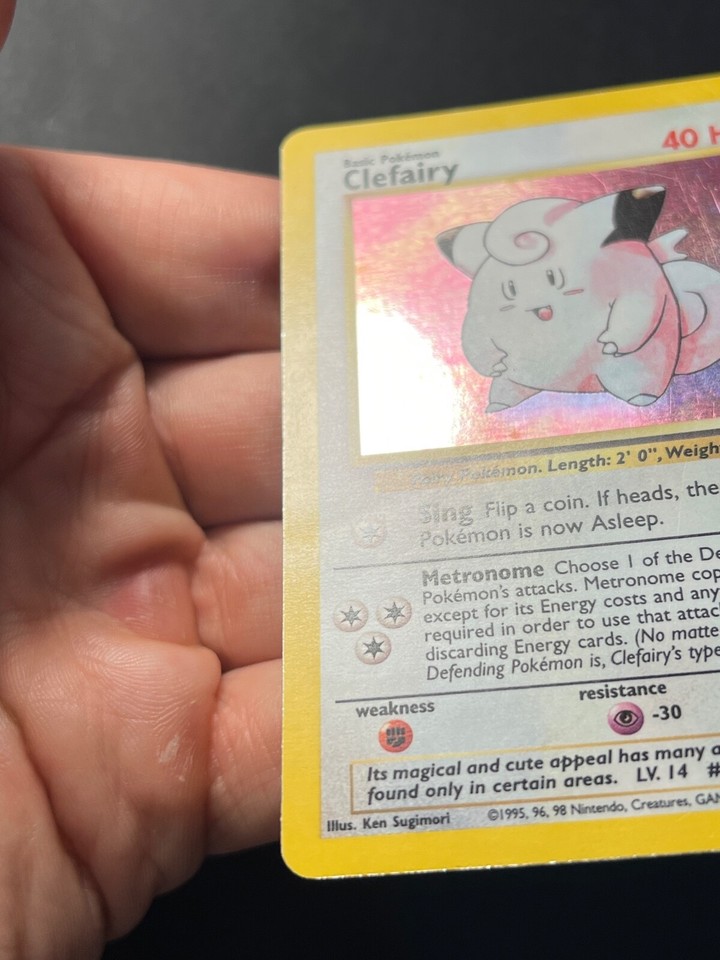 Clefairy 5/102 Holo Rare Base Set - Pokemon Card WOTC LP - | eBay
