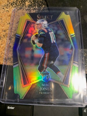 2021 PANINI SELECT MAC JONES ROOKIE CARD #151 PREMIER LEVEL GREEN ...