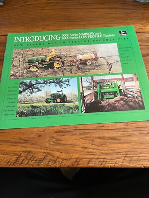John Deere 5000 Series Narrow & 6000 Series Low Tractor For 1994 ...
