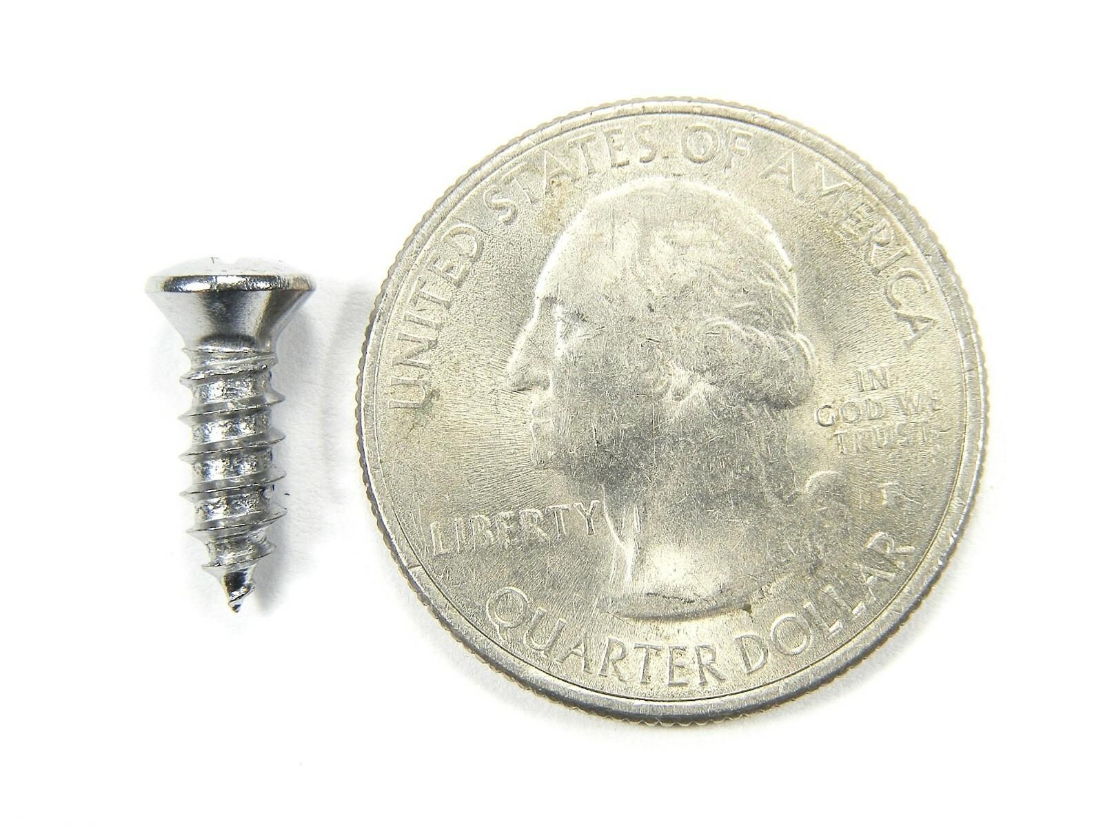 Chrome Interior Screws- #8 x 3/8" to 1" Long- #6 Oval Head- 100pcs ...