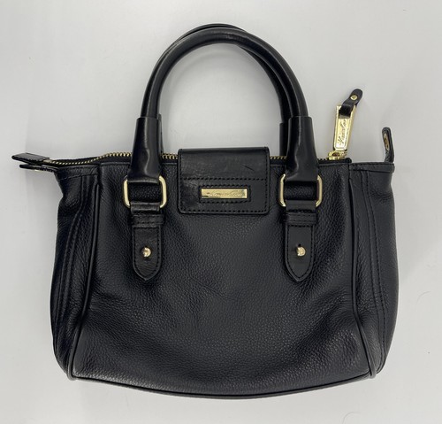 Kenneth Cole Black Satchel Hand Shoulder Or Crossbody Purse Tote Bag ...