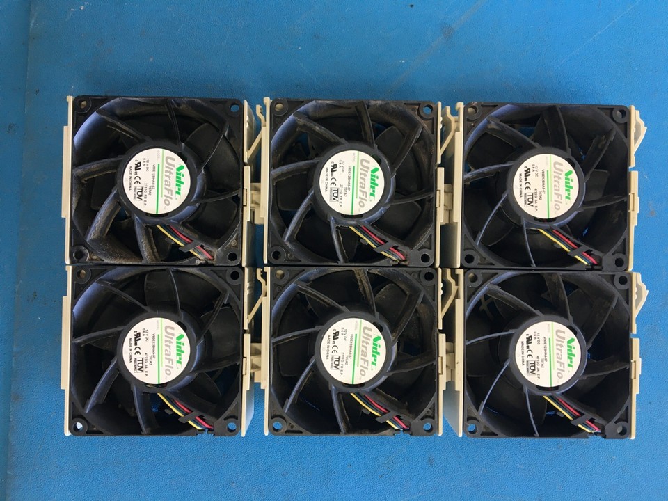Lot of 6 Supermicro FAN-0126L4 80x80x38mm 7k RPM Chassis Fan | eBay