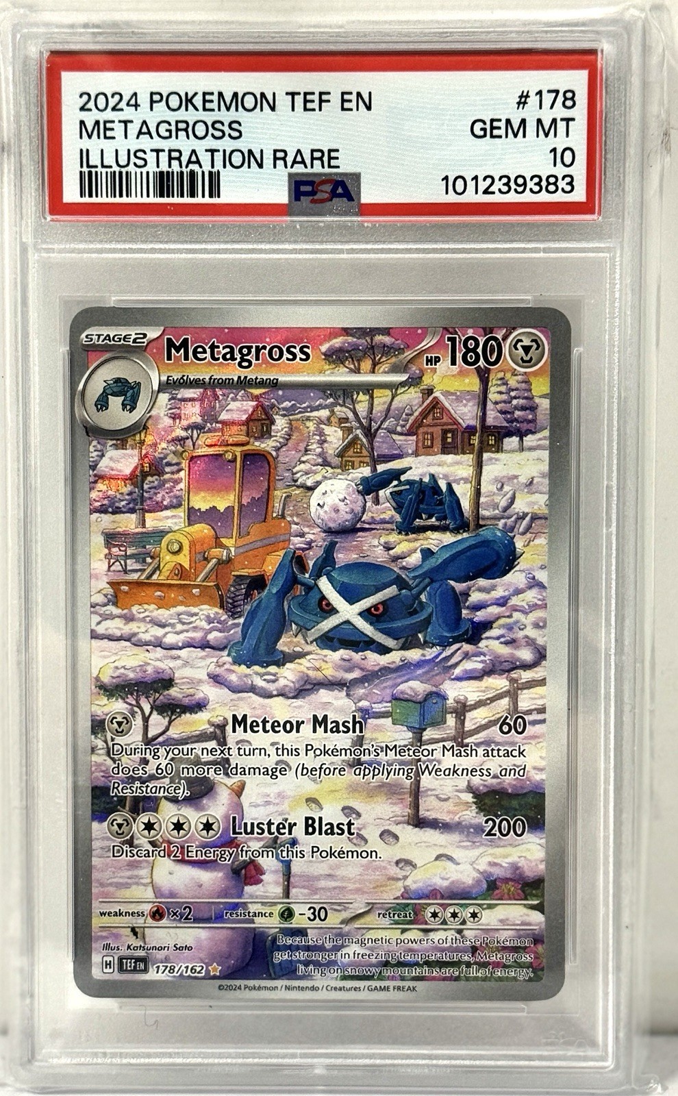 Metagross 2024 Scarlet & Violet: Temporal Forces #178/162 Illustration ...