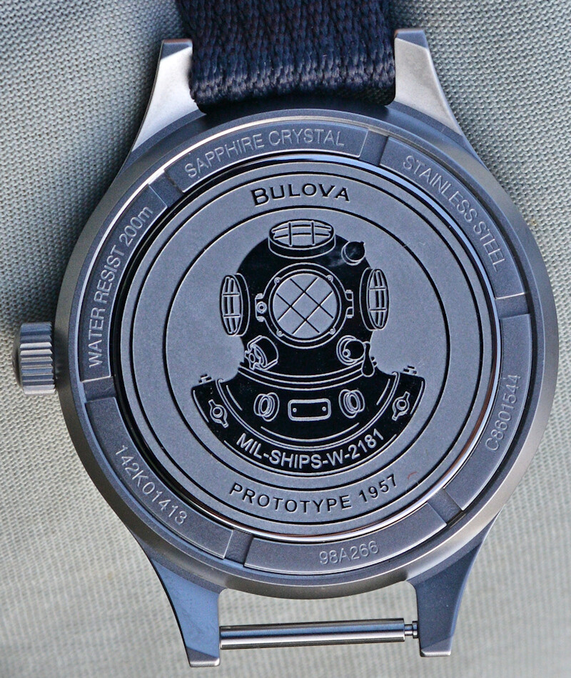 Orologio Militare Bulova Mil Ship 98A266 Sub 200 mt. Nuovo con Corredo ...