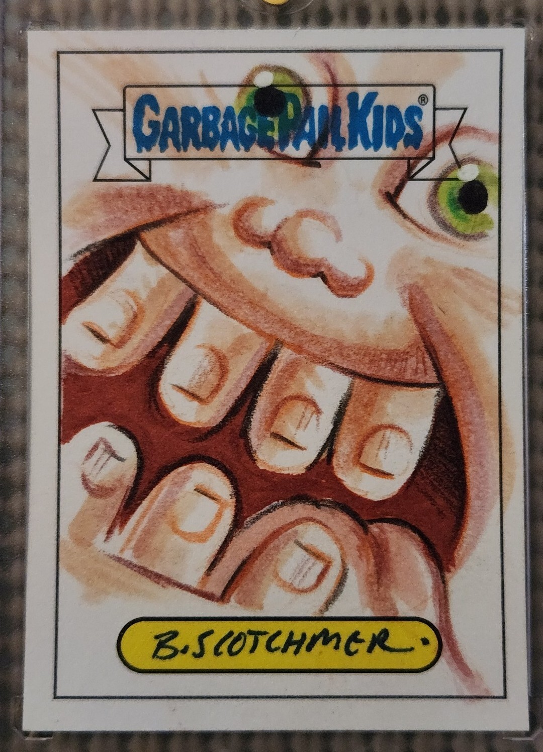 HANDY RANDY/ JORDAN NUTS SCOTCHMER OFFICIAL SKETCH CARD GPK GO ON ...