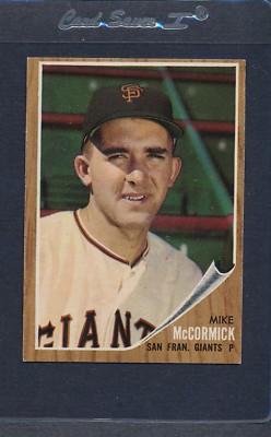 1962 Topps #107 Mike McCormick Giants EX *3224 | eBay