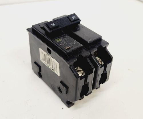 SQUARE D DP-4075 2 POLE 50 AMP 120/240 VOLT 10 Ka TYPE HOM USED ...