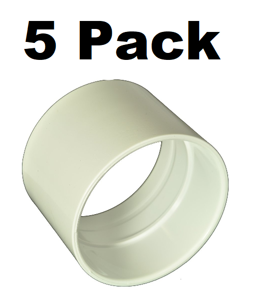Central Vacuum 2" PVC Stop Coupling Fitting Used for Rough In 5 PACK | eBay