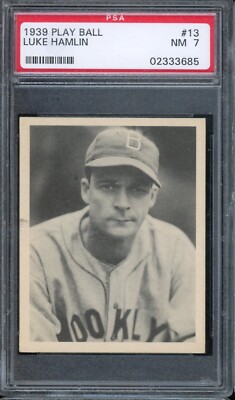 1939 Play Ball Baseball #13 Luke Hamlin PSA 7 | eBay