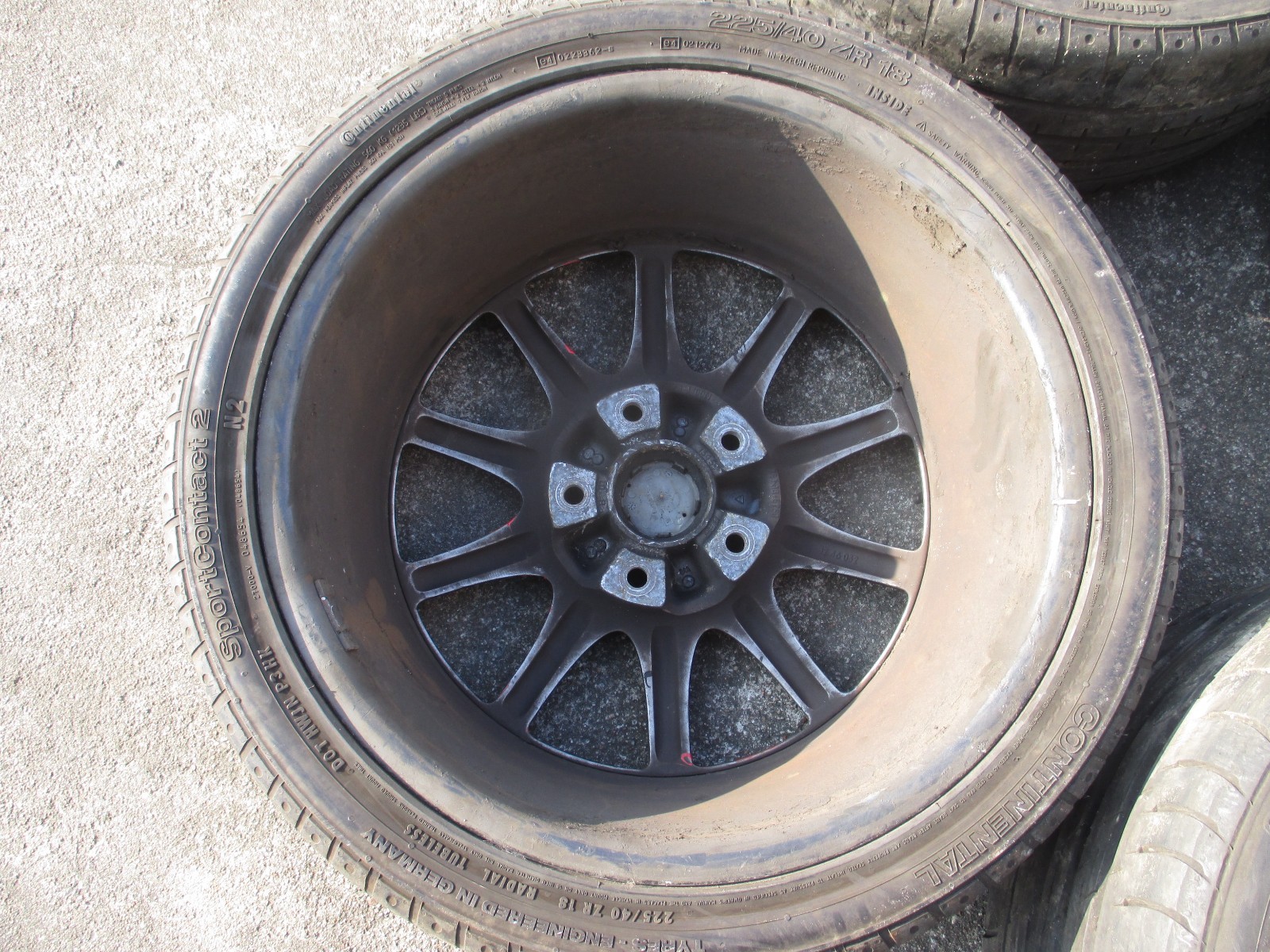 Porsche 911 986 Boxster 993 996 GT3 Felgen Wheels BBS 7.5x18 ET50 and ...