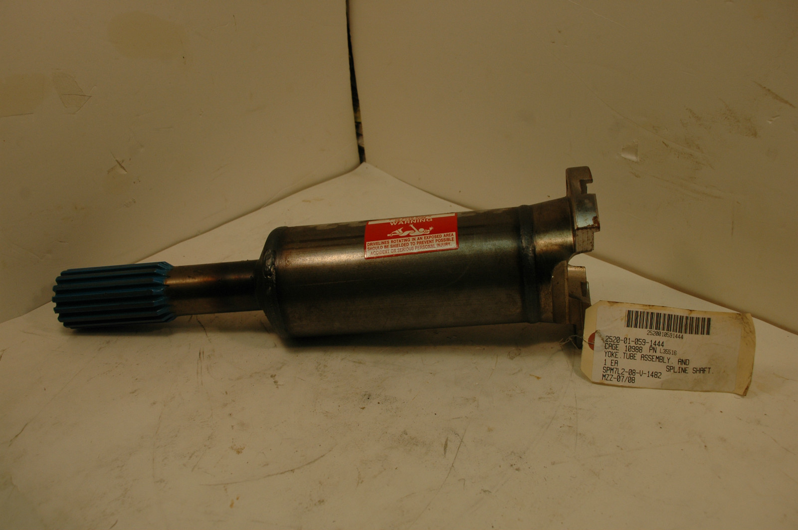 Yoke tube assmy. & spline shaft, mdl. MW24C Wheel loader 2520-01-059 ...