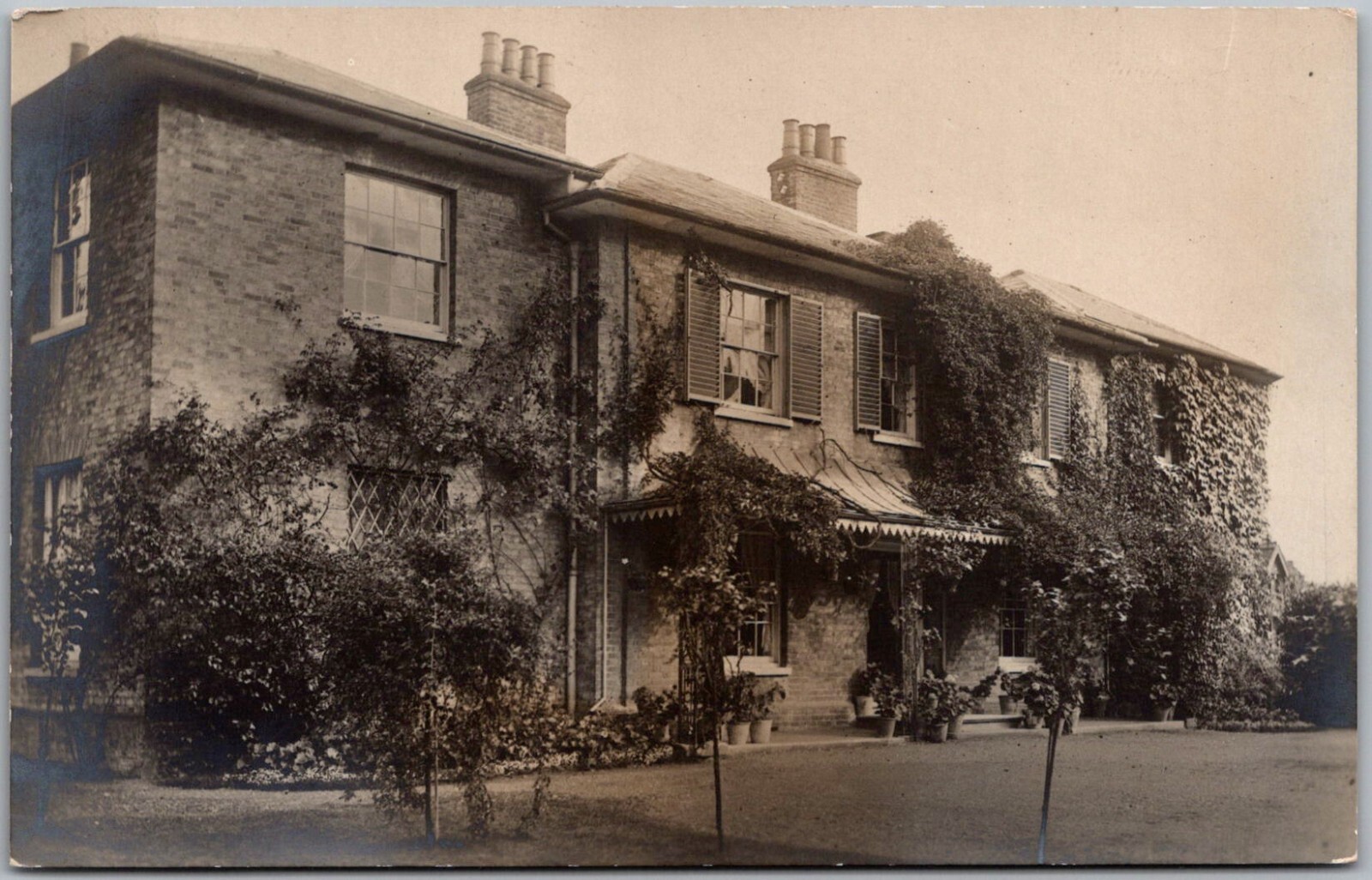 C5 Postcard RPPC Botwell Lodge Hayes England - Home of Mr & Mrs ...